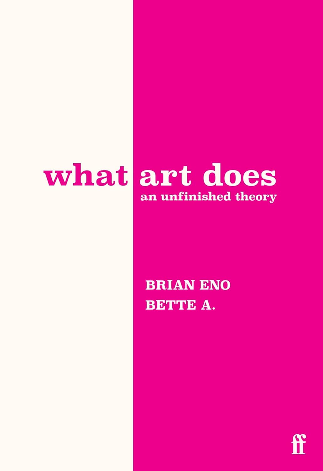 What Art Does: An Unfinished Theory – QAGOMA Store