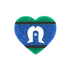 Glitter Torres Strait Islands Heart Pin – QAGOMA Store