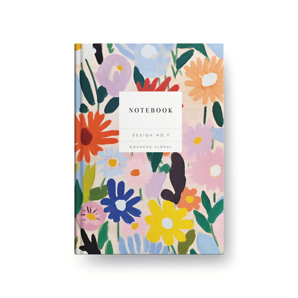 Kaleido Gouache Floral A5 Hardback Notebook – QAGOMA Store
