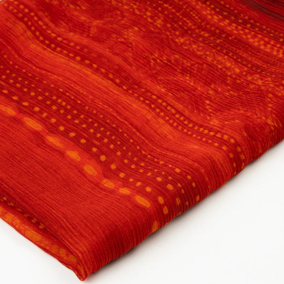 Nullabor Silk Chiffon Scarf - Helena Geiger – QAGOMA Store