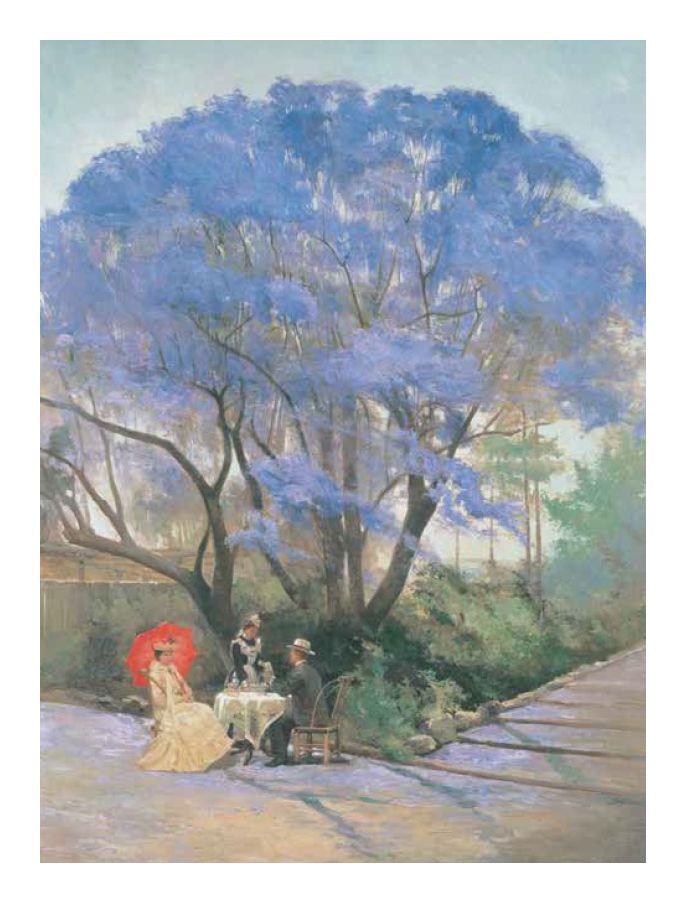 Under The Jacaranda Print - R. Godfrey Rivers – QAGOMA Store